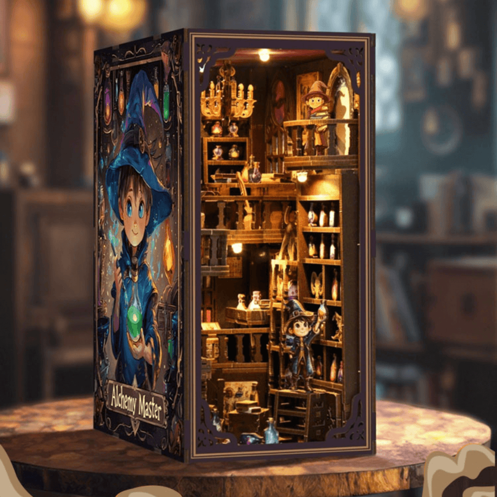 Book Nook Alchemy Master von MagicHolz | 396 Teile