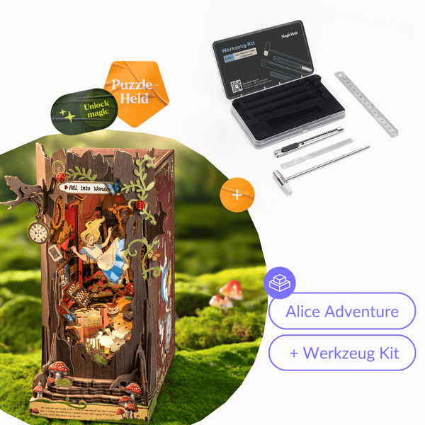 Book Nook Alice Adventure von Robotime | 300 Teile