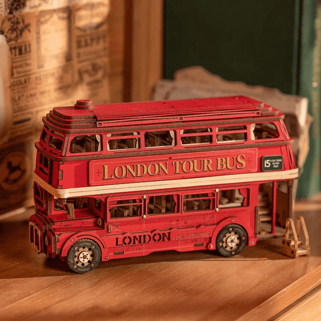 3D Puzzle London Tour Bus für Kinder & Erwachsene | 255 Teile