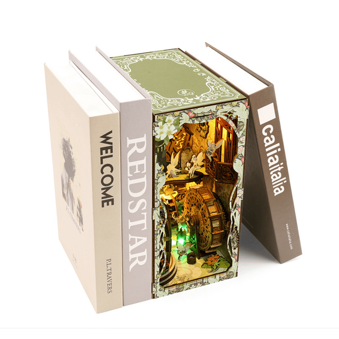 Secret World of the Forest | Diorama | Book Nook – Magische Elfenwelt