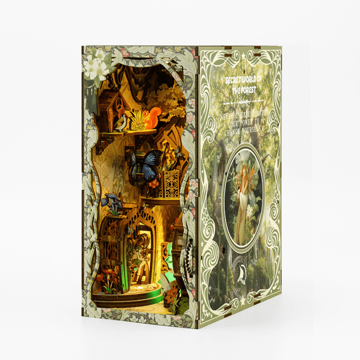 Secret World of the Forest | Diorama | Book Nook – Magische Elfenwelt