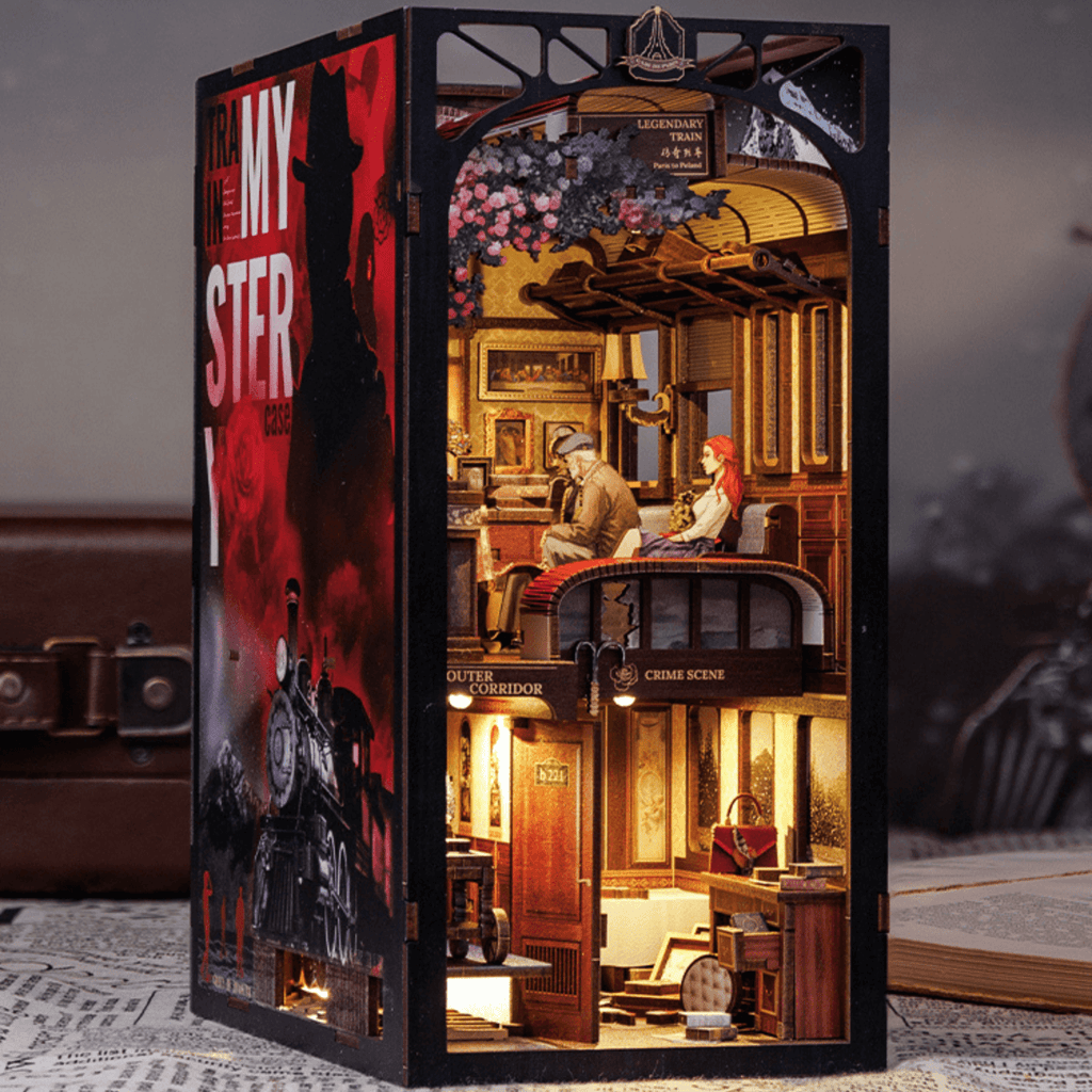 Book Nook Train Mystery von Cutebee | 338 Teile | 10+h