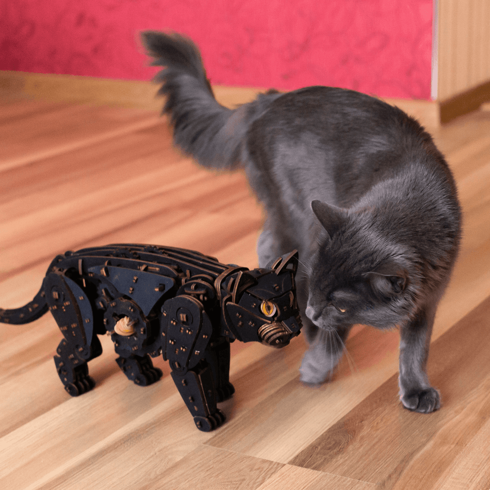 Katzen Puzzle aus Holz: Fühl die Katzenliebe! 🐱 Kaufen!